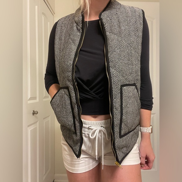 Merokeety | Jackets & Coats | Merokeety Quilted Bw Vest | Poshmark